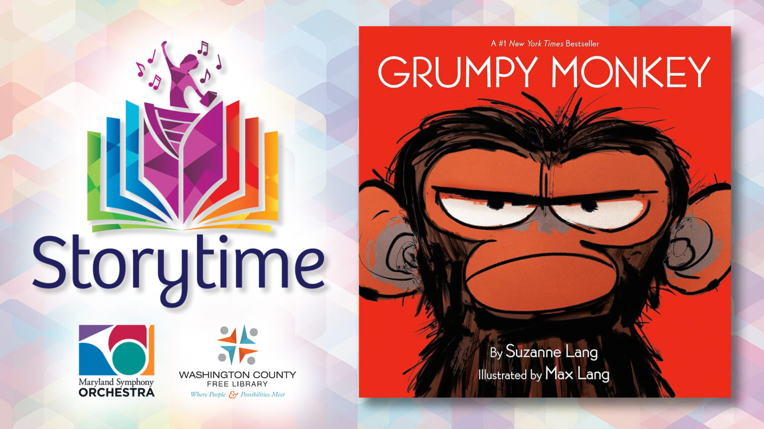 MSO Storytime | "Grumpy Monkey" by Suzanne Lang - Maryland Symphony Orchestra